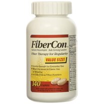FiberCon Fiber Therapy Regularity Supplement - 140 Caplets for ...