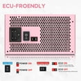 1000W Pink Power Supply ATX 3.1 Ready Dual PCIe 5.1, 80 Plus Gold Full ...