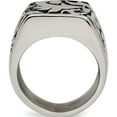 Titanium Casted Design Signet Ring - Walmart.com