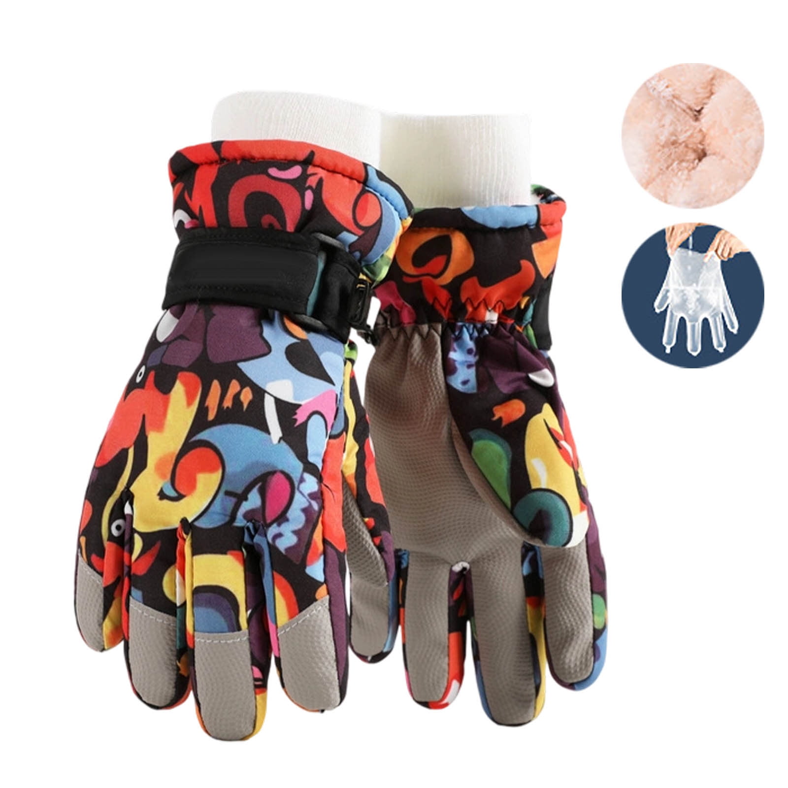 Click here for Vivavault Kids Winter Sports Gloves Windproof Ther... prices