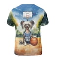 Happy Father's Day Chinese Crested Playing Basketball with Best Dad ...