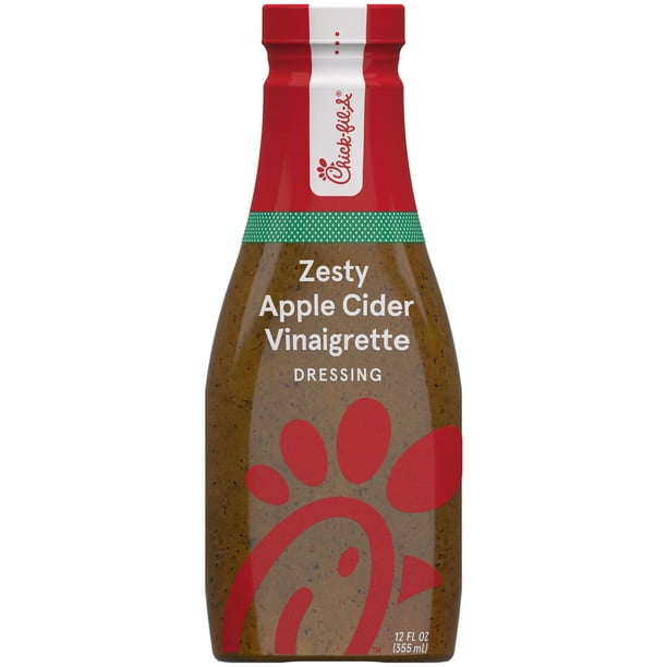 Chick-Fil-A Zesty Apple Vinaigrette Refrigerated Salad Dressing, 12 ...