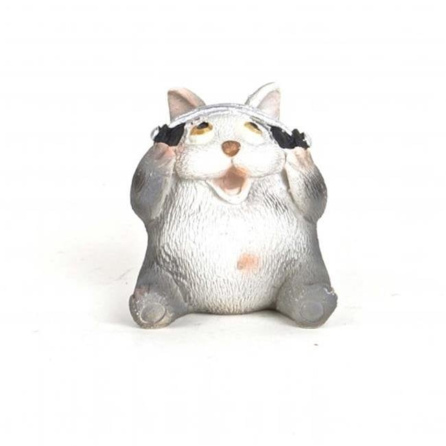 Cat Figurine With Head Folds - Walmart.com