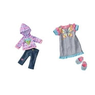 My Life As Pink & White Stripe Top Outfit for 18" Dolls, 3 Pieces ...