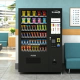 Non-Refrigerated Snack Vending Machine with 60 Slots, Credit Card ...