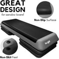 Yes4All Adjustable Workout Aerobic Exercise Step Platform Health Club ...