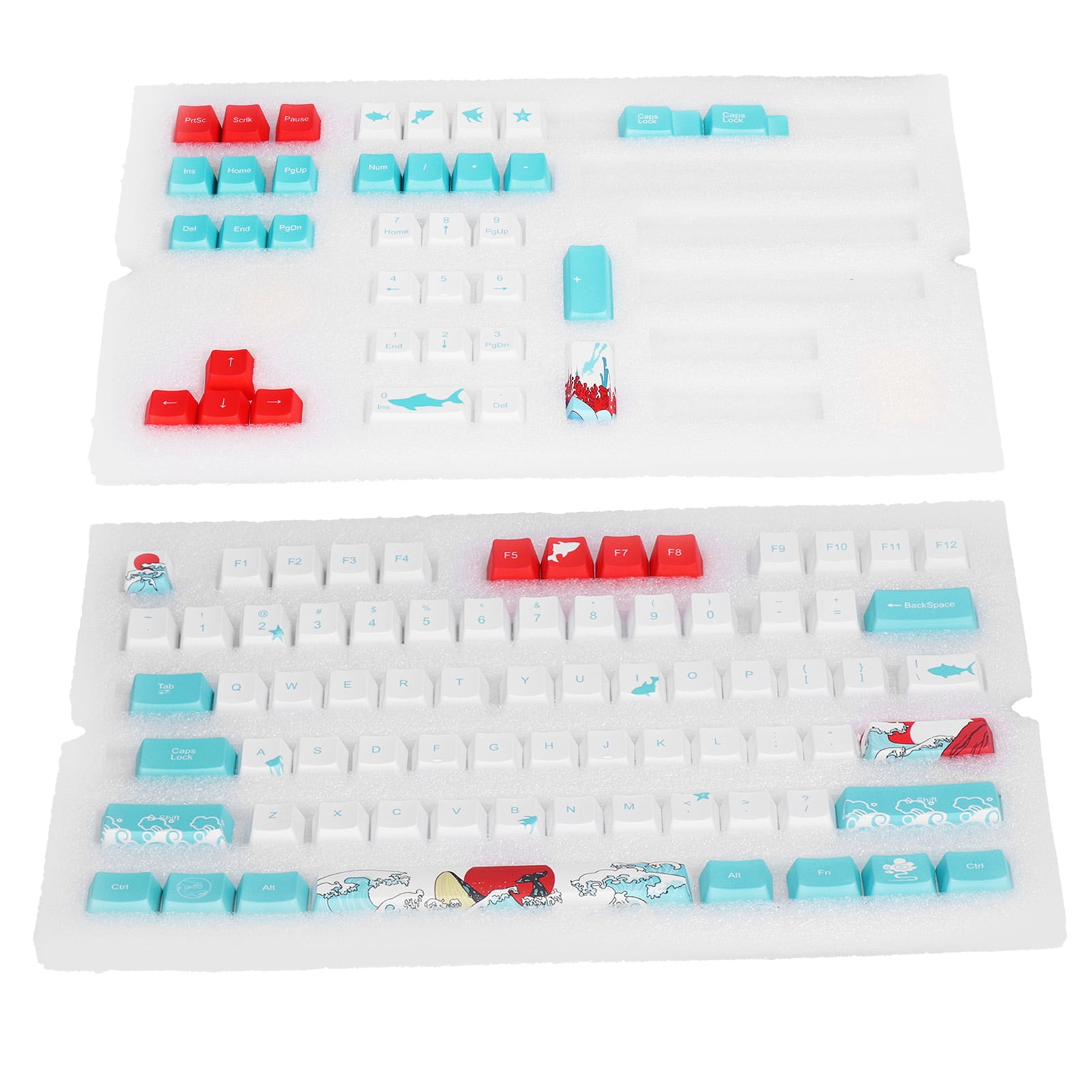 Buy YOUTHINK Keyboard Keycaps,PBT Keycaps,110 Keycap Puller Universal ...