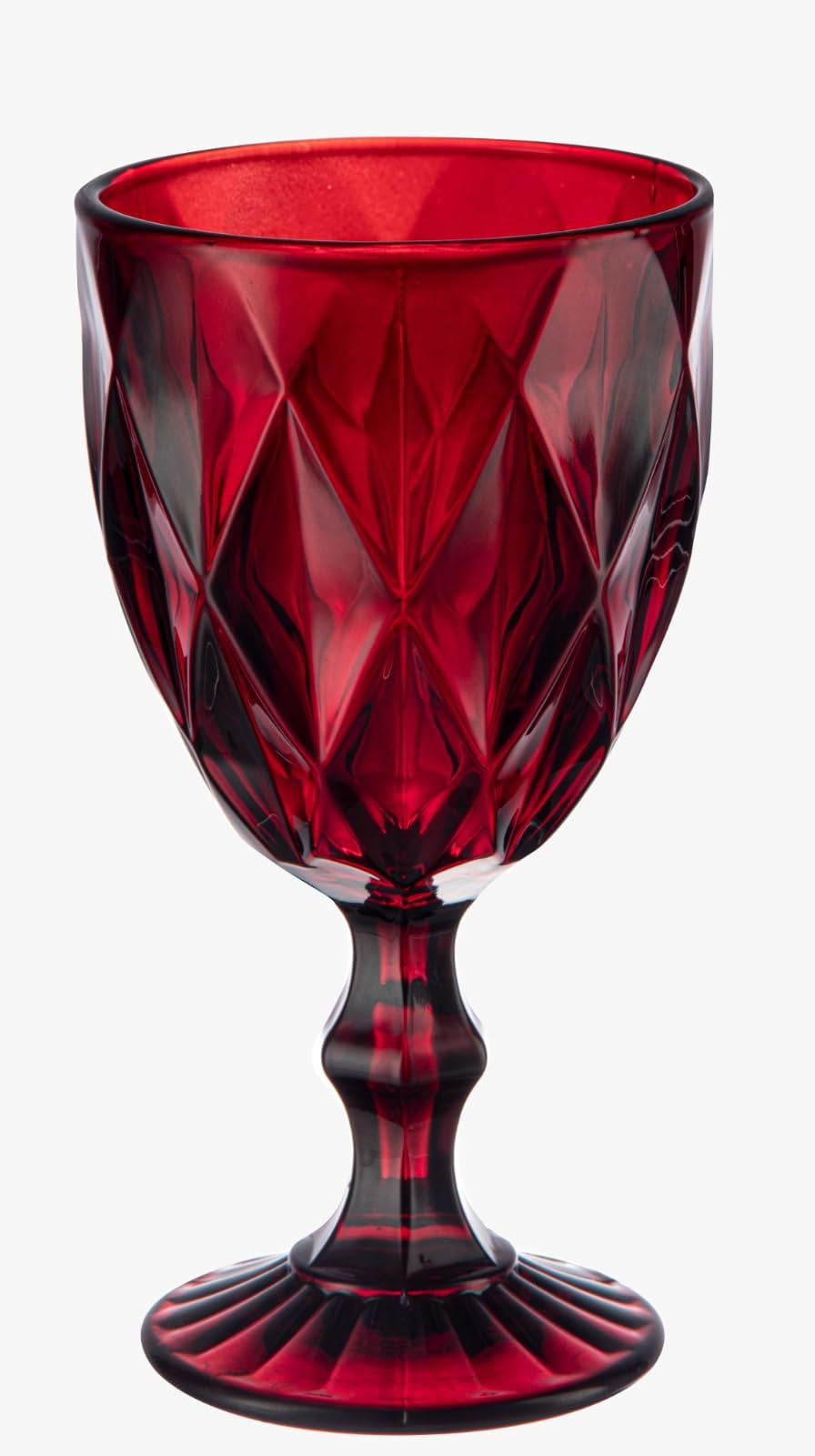 Juego de 6 Copas Vintage de Cristal Labrado VITTORI Color Rojo para ...