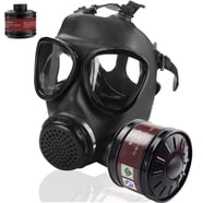 ST-100X Reusable Full Face Gas Mask with Vapor, Particulate Filtration ...