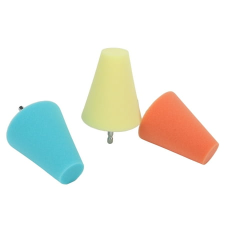 Wheel Sponge Buffing Cone, Easy To Use Conical Wheel Hub Cone Polishing ...