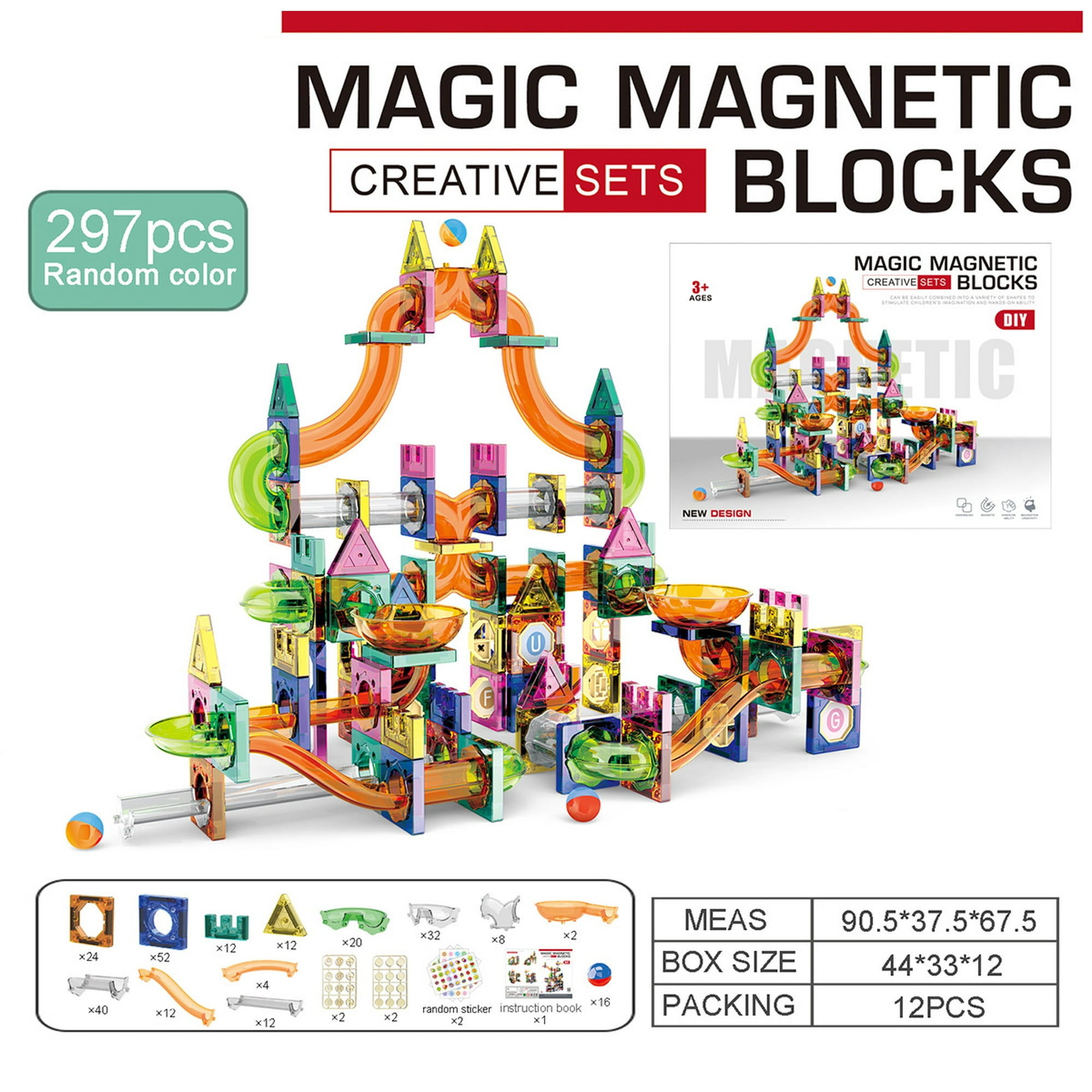 Click here for Slide Ball Magnetic Piece Building Blocks  Intelli... prices