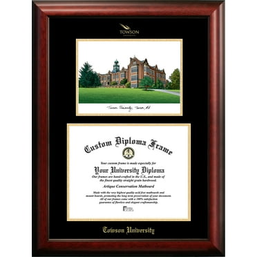 Ball State University 8" x 10" Gold Embossed Diploma Frame with Campus ...