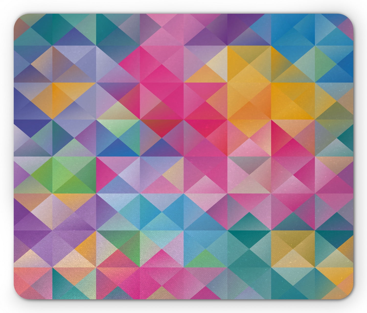 Geometric Mouse Pad, Abstract Blurry Image of Squares Lines Ombre Like ...