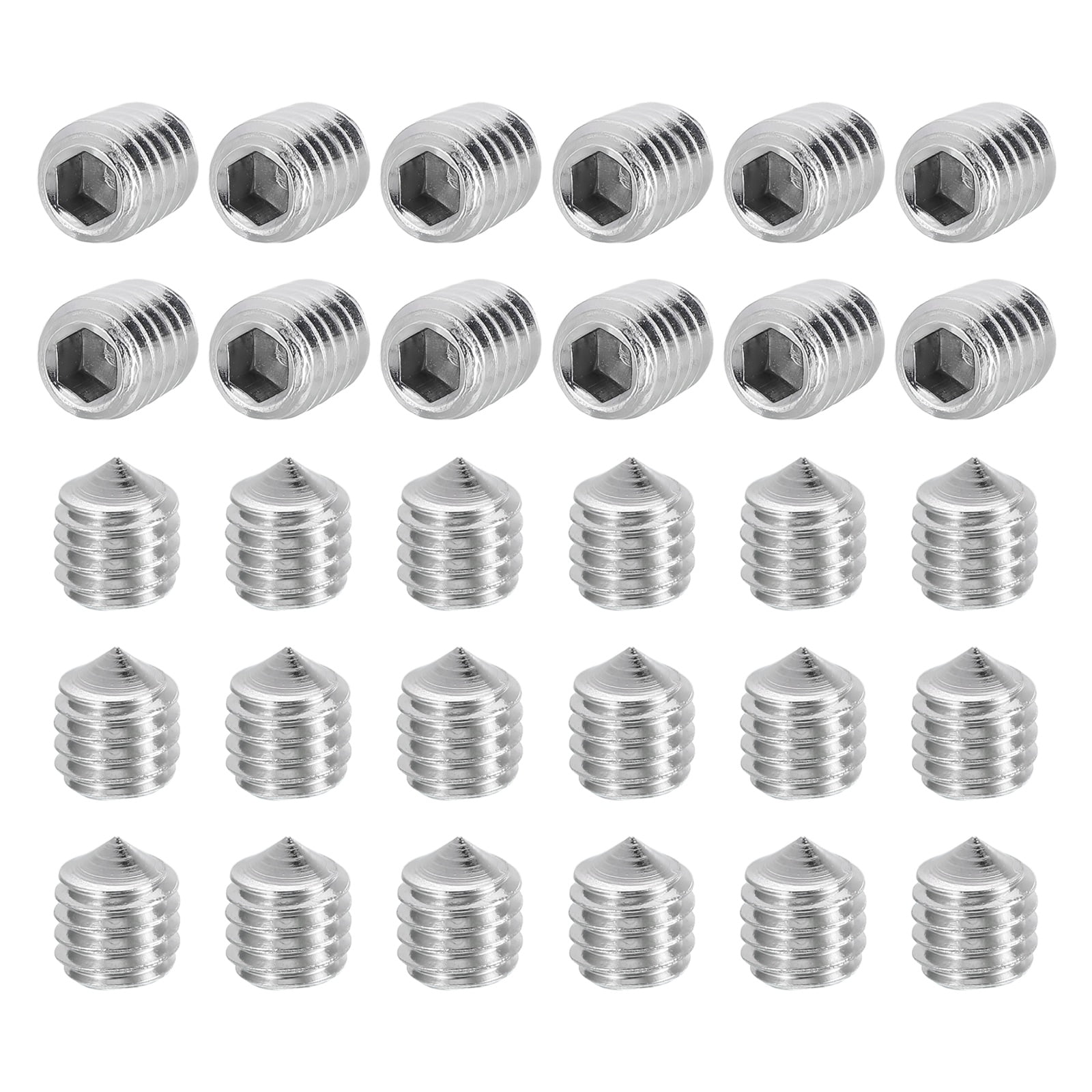 Click here for Uxcell 60 Pcs M6x8mm Set Screws  304 Stainless Ste... prices