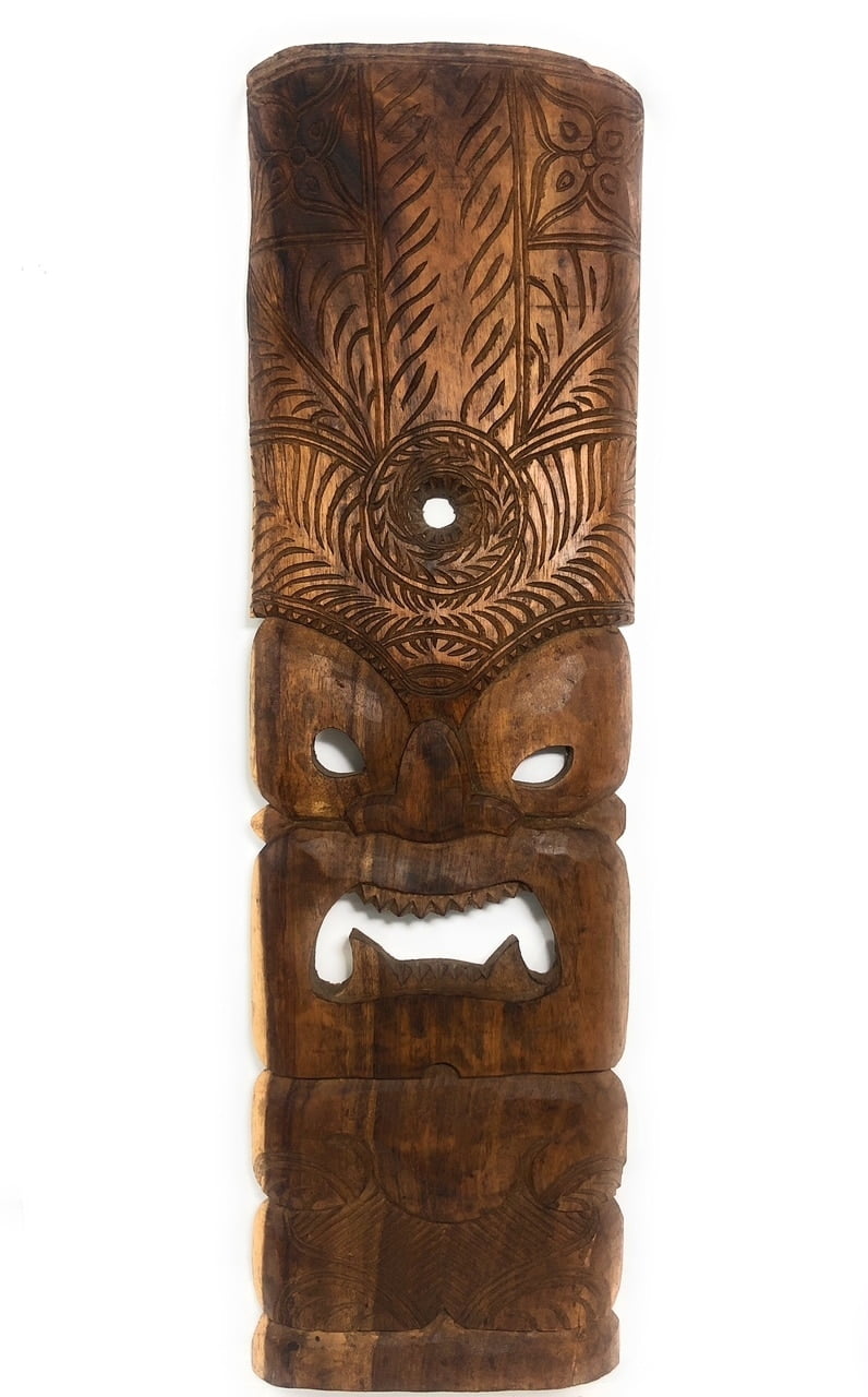Premium Kane Tiki Mask 36" - Monkeypod Hand Carved | #rti200690n ...