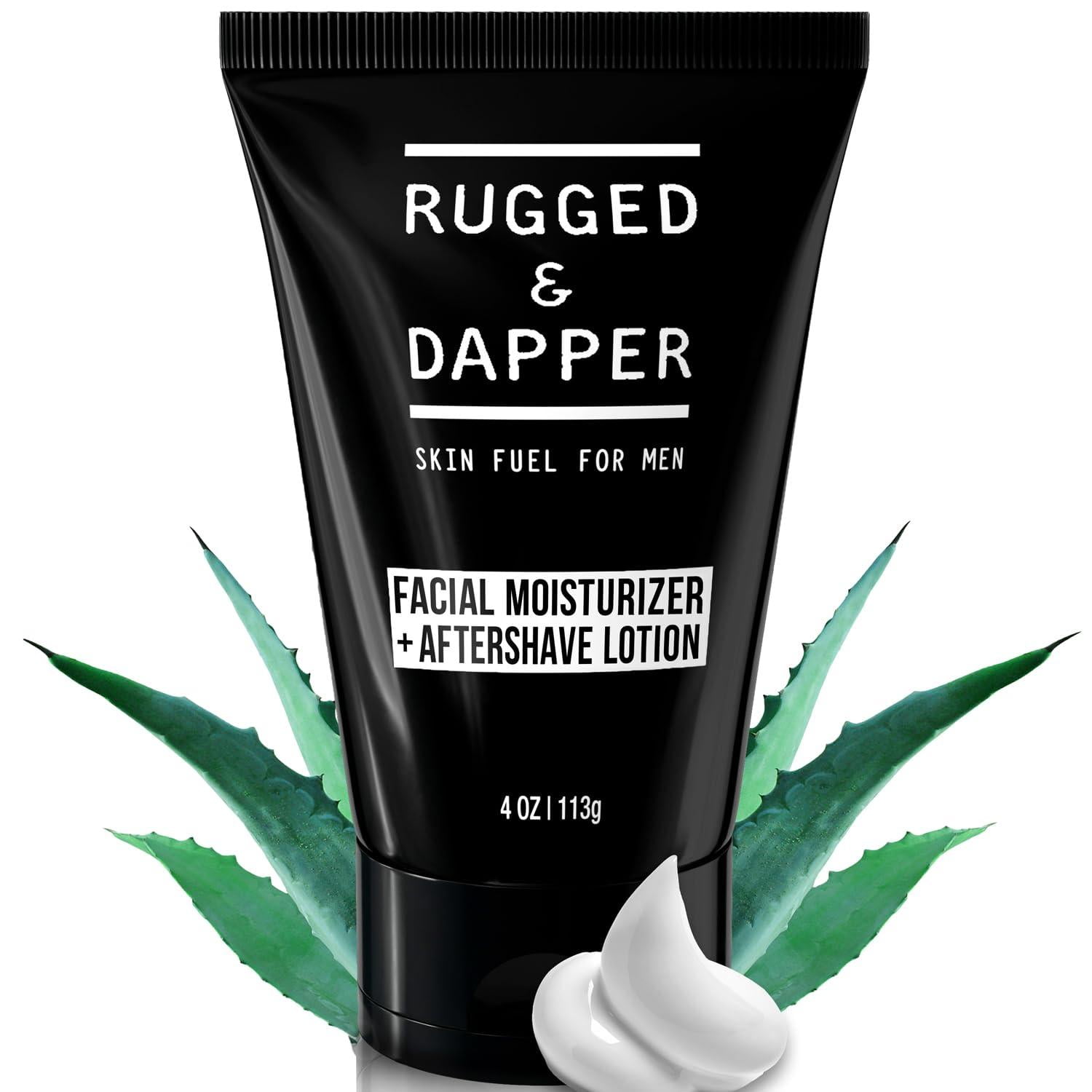 RUGGED & DAPPER Face Moisturizer for Men | 4 Oz. | Daily Anti-aging ...
