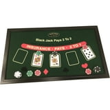 Front Porch Classics 4-in-1 Casino Board Game, Includes Roulette ...