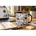 Police Dad Mug 3D Effect Protect and Serve Gift for Police Officer Dad ...