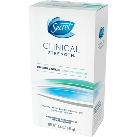 Secret Clinical Strength Invisible Solid Sensitive Antiperspirant ...