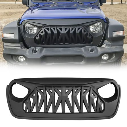 Xprite Venom Series Replacement Black Grille with LED Running Lights ...