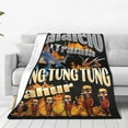 [60x50inch] Tralalelo Tralala Blanket Tung Tung Tung Sahur Italian Wool ...