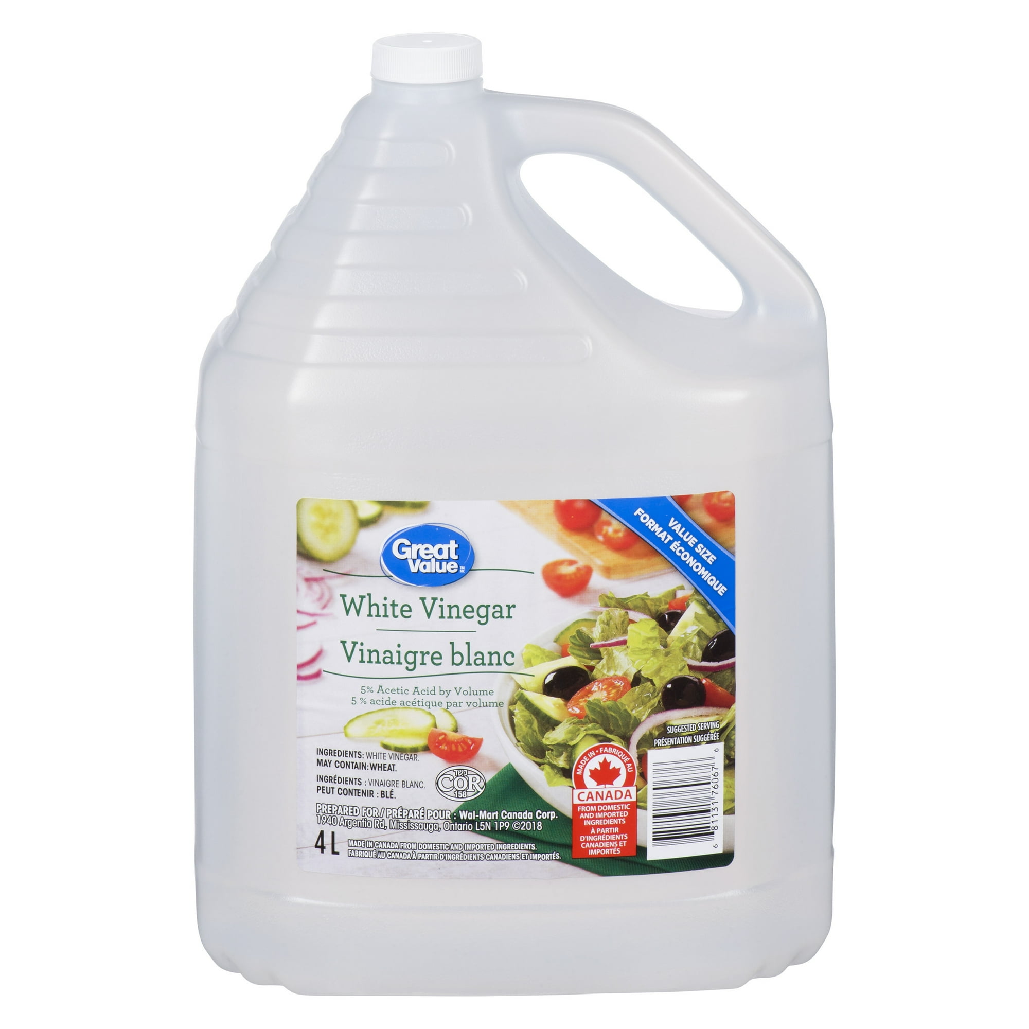 Click here for Great Value Pure White Vinegar 4 L prices