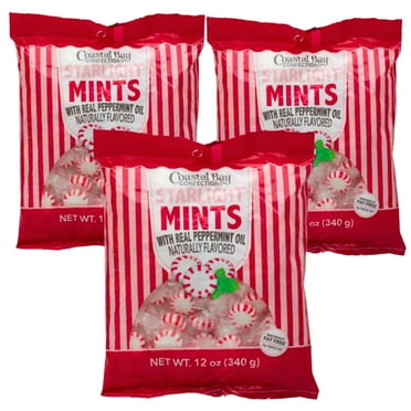 JD Bob's Sweet Stripes Soft Peppermint Candy, XMAS Mints, Gluten & Fat ...