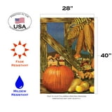 Toland Home Garden Fall Feast Farm Fall Flag Double Sided 28x40 Inch ...