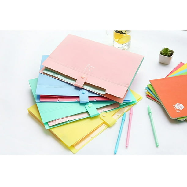 5 Pockets Plastic Expanding File Folders A4 Letter Size Snap Closure ... 5 Pockets Plastic Expanding File Folders A4 Letter Size Snap Closure ...