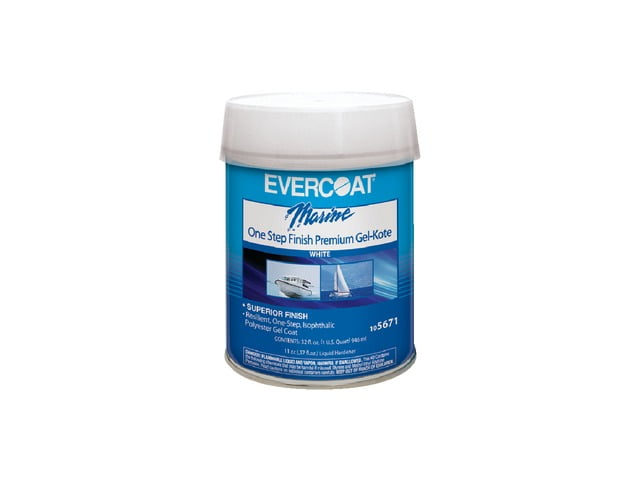 New One Step Finish Premium Gel Kote evercoat 105670 White Pint ...