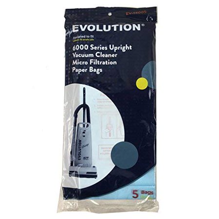 Evolution 6000 Upright Vacuum Cleaner 5 Pk Paper Bags # E845 | Walmart ...