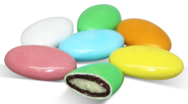 Crispo, Milk Choc w/ White Choc Almond-like Center Confetti Assort ...