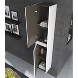 Ambra Column Bathroom Column in Gloss White - Walmart.com