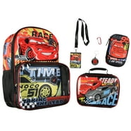 Disney Cars Lightning Mcqueen 16" Large Backpack - Kids Pixar Book Bag ...