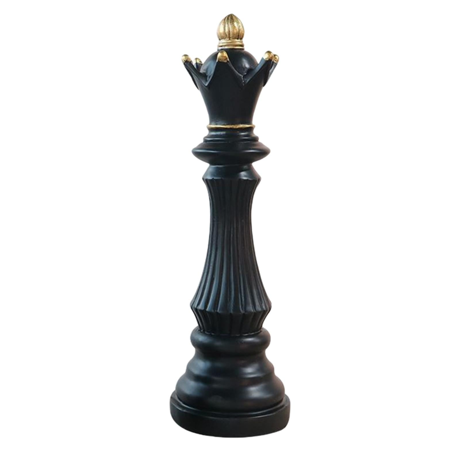 Chess Statue Book Shelf Organizers Decorative Figurine Collectible ...
