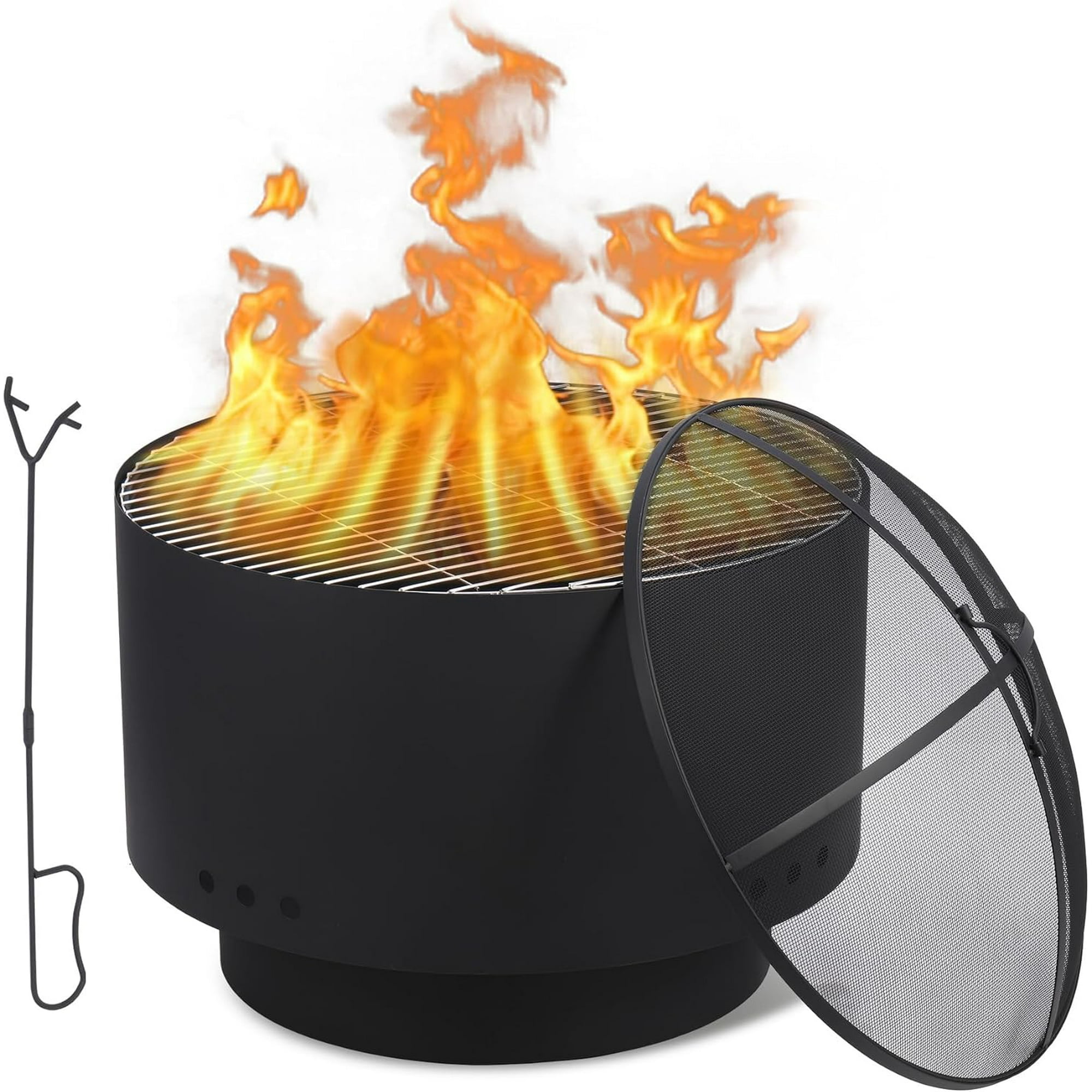 Click here for Alician 26 Inch Outdoor Fire Pit  Wood Burning Fir... prices