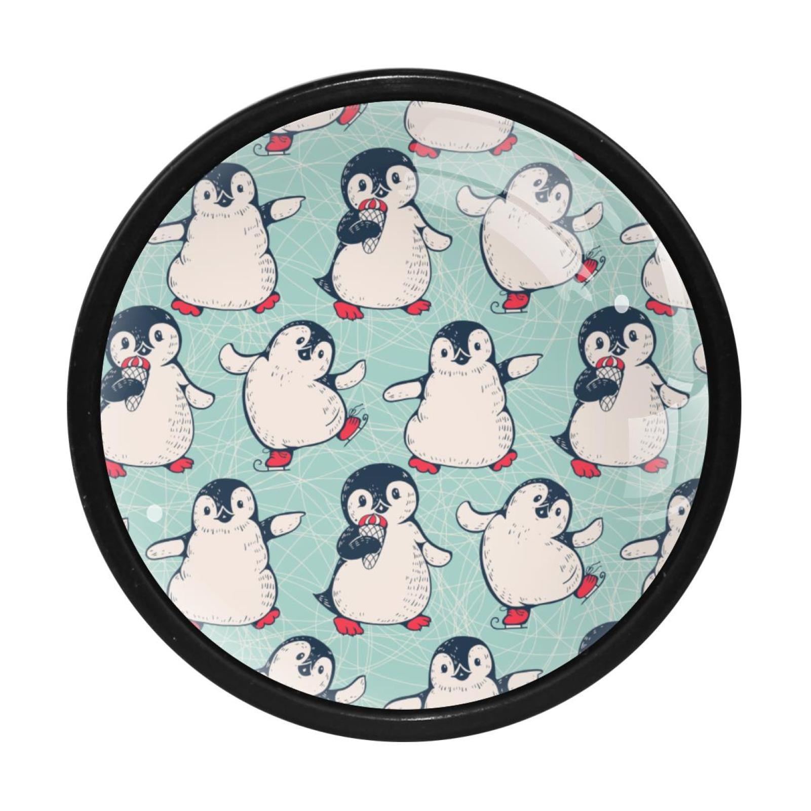 4 Pcs Penguin Knobs for Kitchen Cabinet Cupboard Dresser Bookcase ...