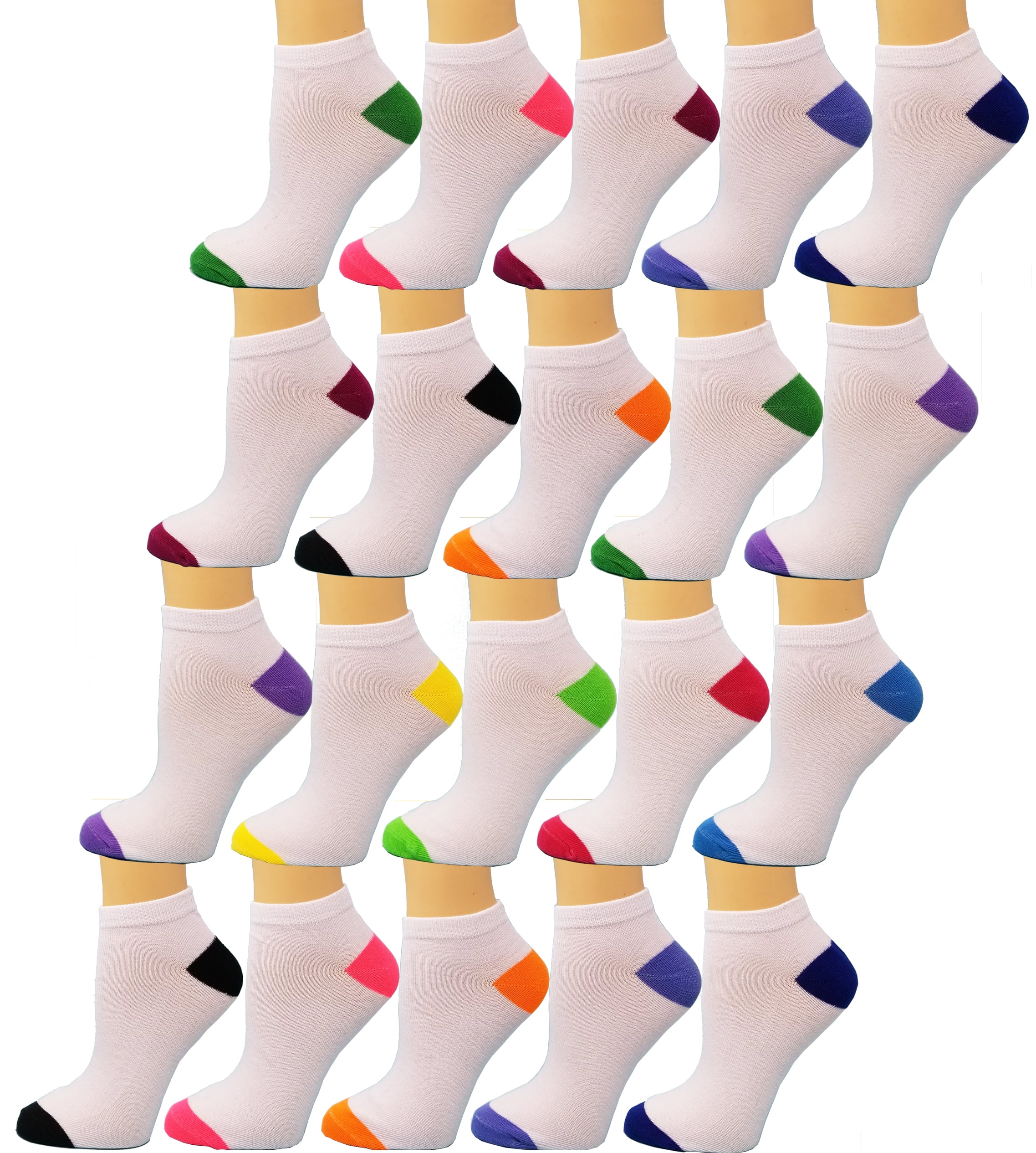 Debra Weitzner Womens Low Cut Ankle Socks No Show Colorful Pattern Fun