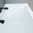 Eviva Nova Alcove 60 in. Acrylic Bathtub with Left Hand Drain - Walmart.com