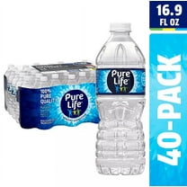 Pure Life 40 Pack Bottled Drinking Purified Water (16.9 fl. oz.) - Walmart.com
