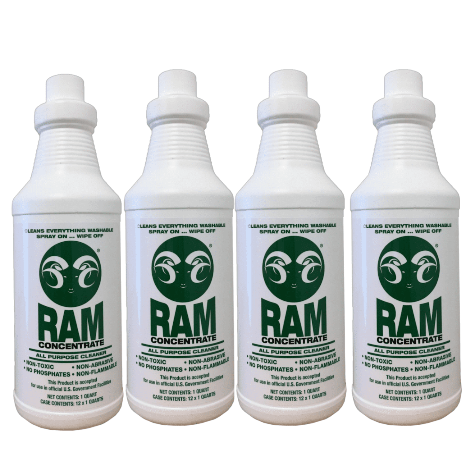 RAM All-Purpose Cleaner Concentrate 4 Quart Bundle - Walmart.com