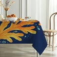 Chilfamy Cartoon Shark Among Coral Reef Print Rectangle Dining ...