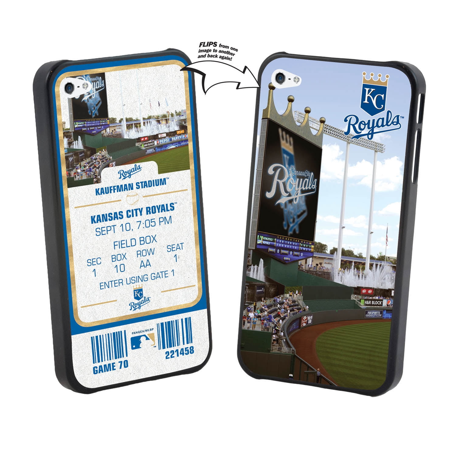 Iphone 5 MLB KC Royals Stadium Lenticular Case - Walmart.com