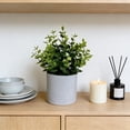 YiJuHui Artificial Flowers Bonsai Fake Potted Plants for Home Office ...