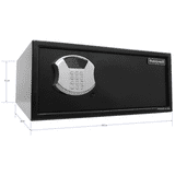 Honeywell Safes, 1.1 Cu ft, Low Profile Steel Security Safe with Hotel ...