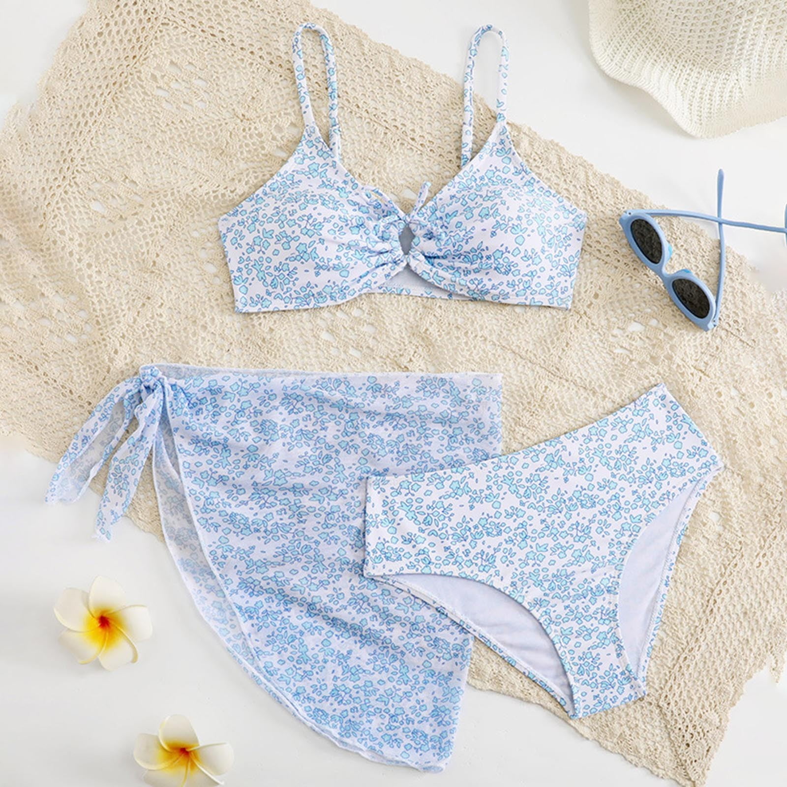 Click here for Huaiyyyy Girls Swim Suit Girls 3 Piece Swimsuit Wi... prices