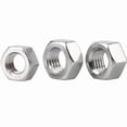 CERPXFF-50Pcs M2.6 Hex Nut, 304 Stainless Steel, Hex Drive, Metric M2.6 ...
