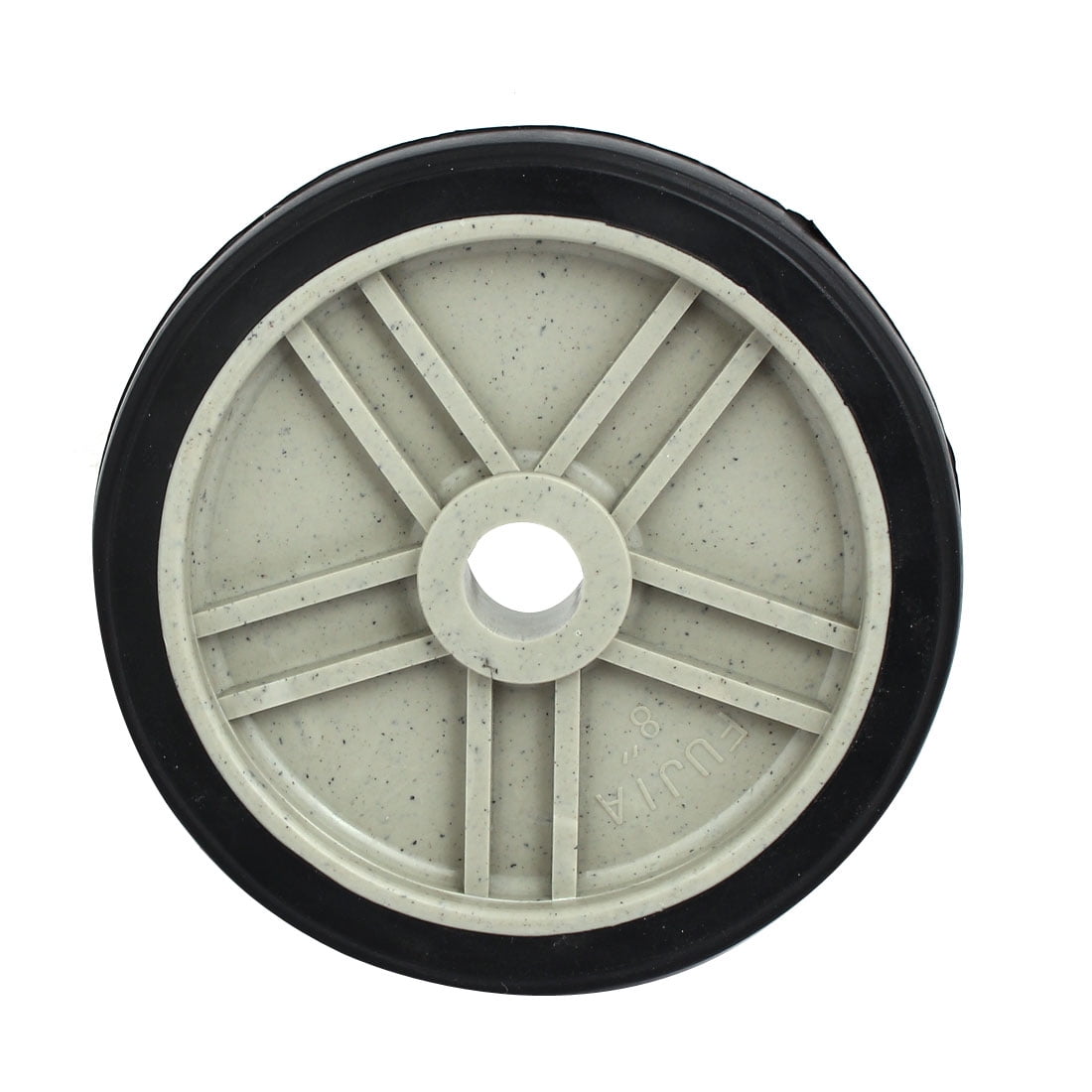 190mm 7.5-inch Dia 25.8mm Inner Bore Plastic Air Compressor Wheel Black ...