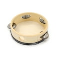Tambourine Hand Held Drum Single Row Tambourines with Metal Bells Drum ...