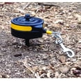 Lixit Retractable Cable Tie Out Leash for Small Dogs, 15 ft Steel Cable ...
